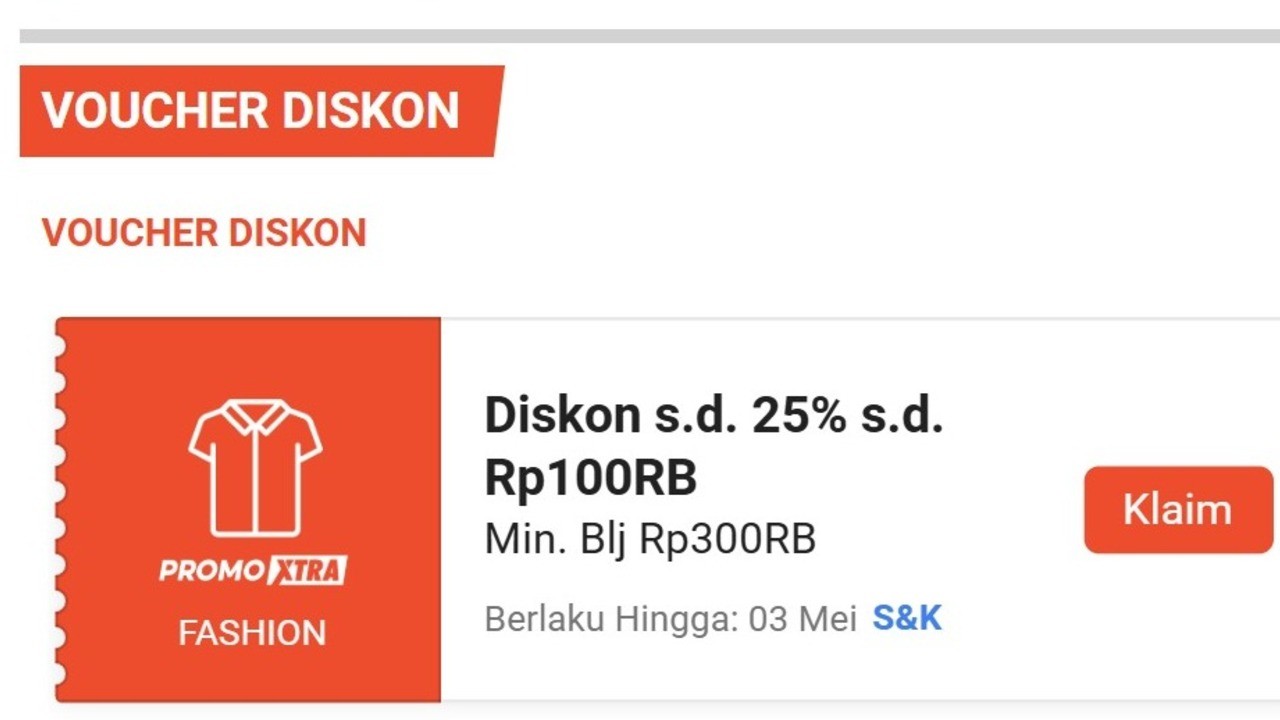 Hari Ini Spesial! 6 Kode Voucher Shopee dengan Diskon Besar Siap Dipakai