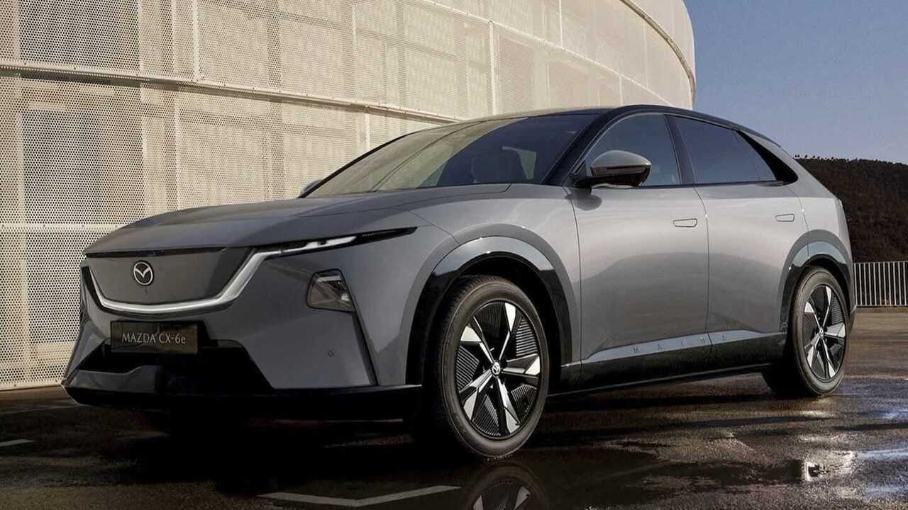 SUV Listrik Baru Mazda CX-6e Tantang Tesla Model Y dan BYD Sealion 7 ...